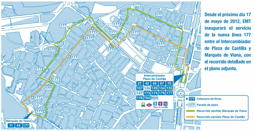 Linea 177 emt mapa - Aquí Tetuán